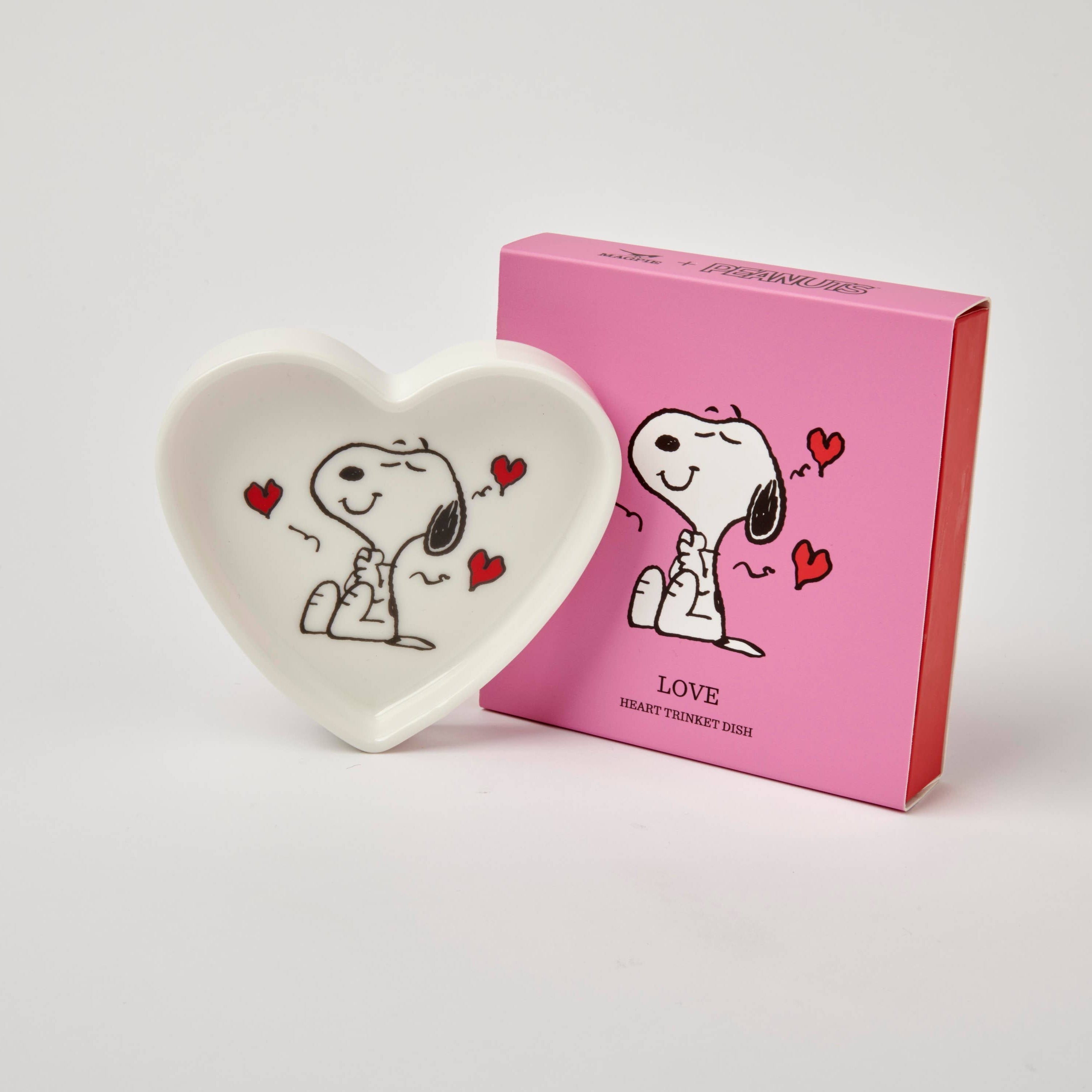 Magpie - Peanuts Heart Shaped Trinket Dish - Love – Twenty Three Living